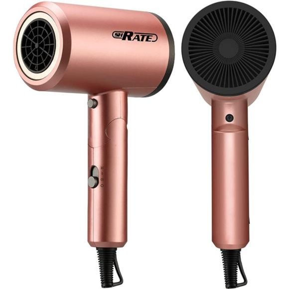 Hair | 1875w Folding Hair Dryer Professional Ionic Blow Dryer Rose Gold ...